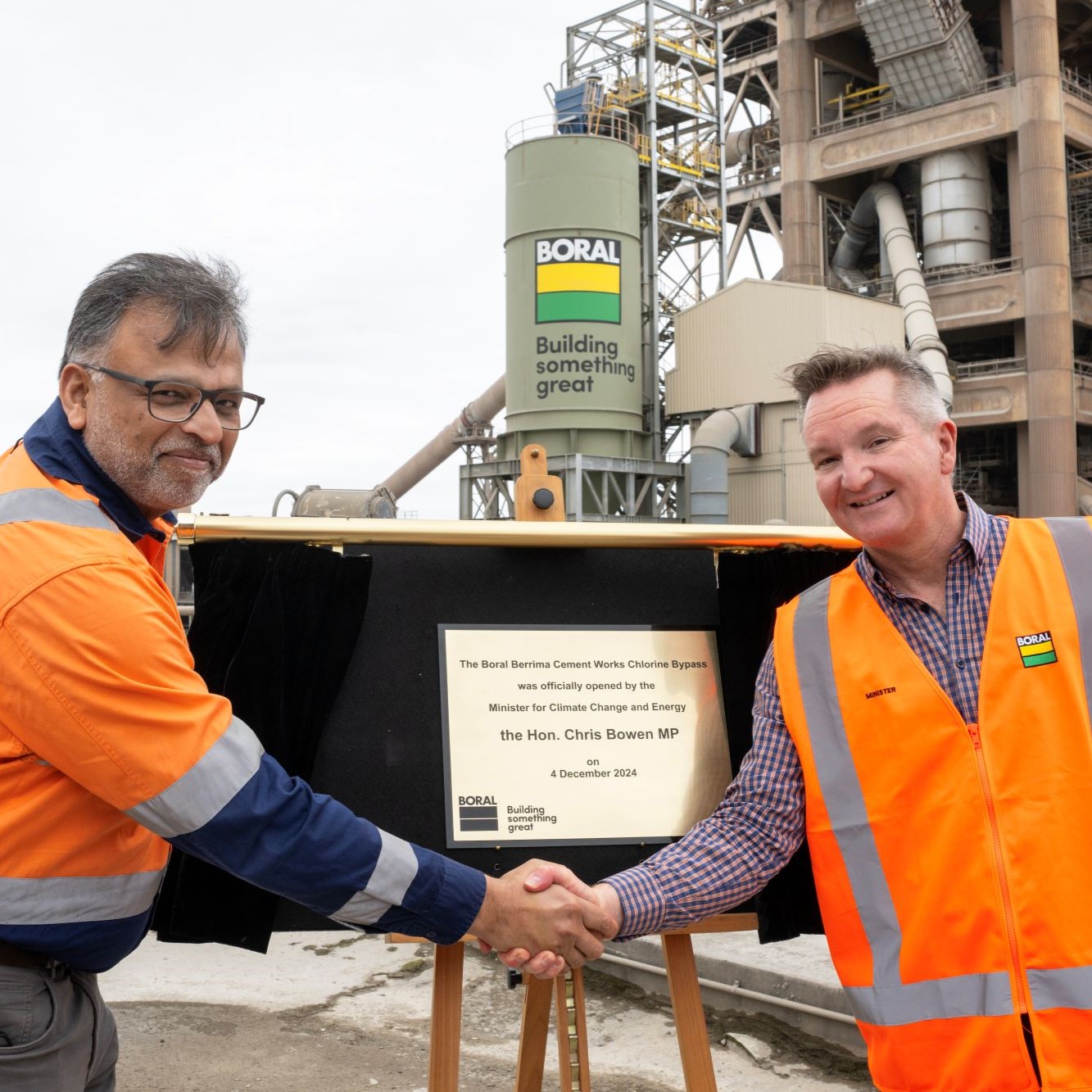 Berrima Cement Works upgraded carbon-reducing technology officially opens | Boral